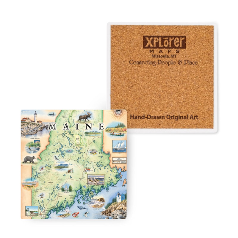 Ceramic Coasters Maine - Etsy