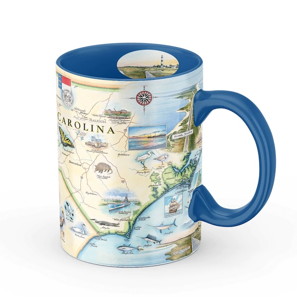 North Carolina Mug - Etsy