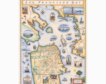 Cape Cod Hand-drawn Map Poster, 24x18, Vintage-style Lithographic Print ...