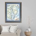 Chesapeake Bay Hand-drawn Map Poster | Authentic 18x24 -vintage-style ...