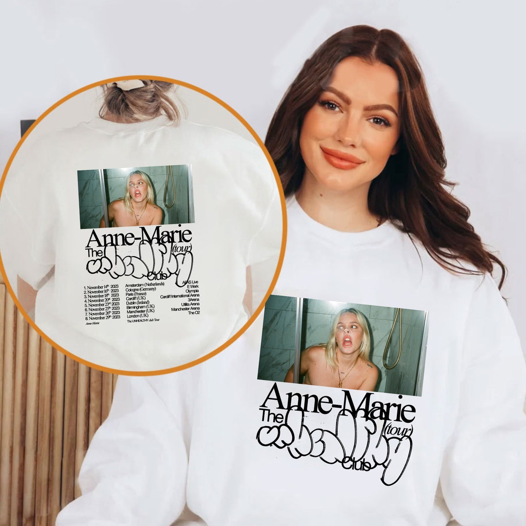 Anne-marie Tour Concert 2023 Png the Unhealthy Club Tour Png - Etsy