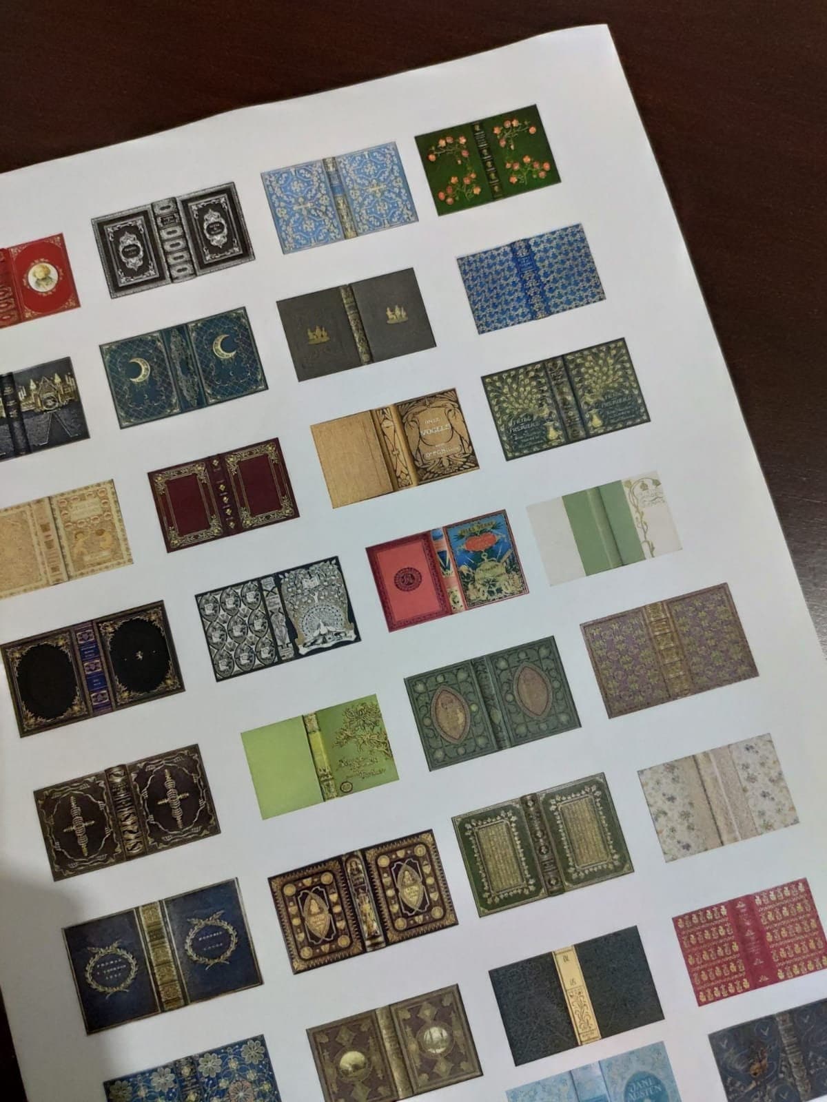 Printable 32 Miniature Book Cover Set 1/12 Scale - Etsy