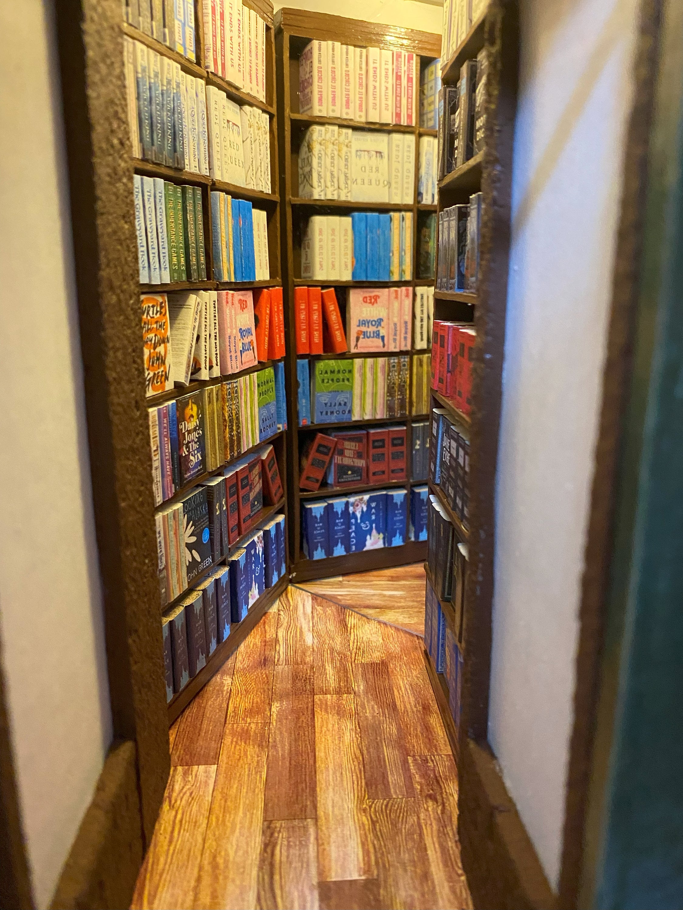 Book Nook Miniature Book Shop Birthday Gift Christmas Diorama Home ...