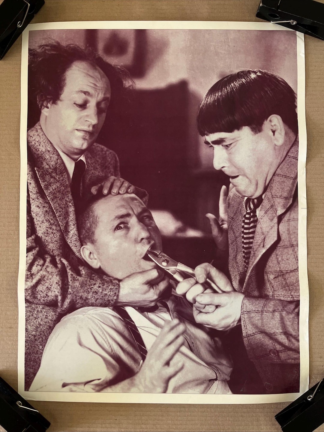 Vintage Original 1979s the Three Stooges Poster Dentist Tooth Pull ...