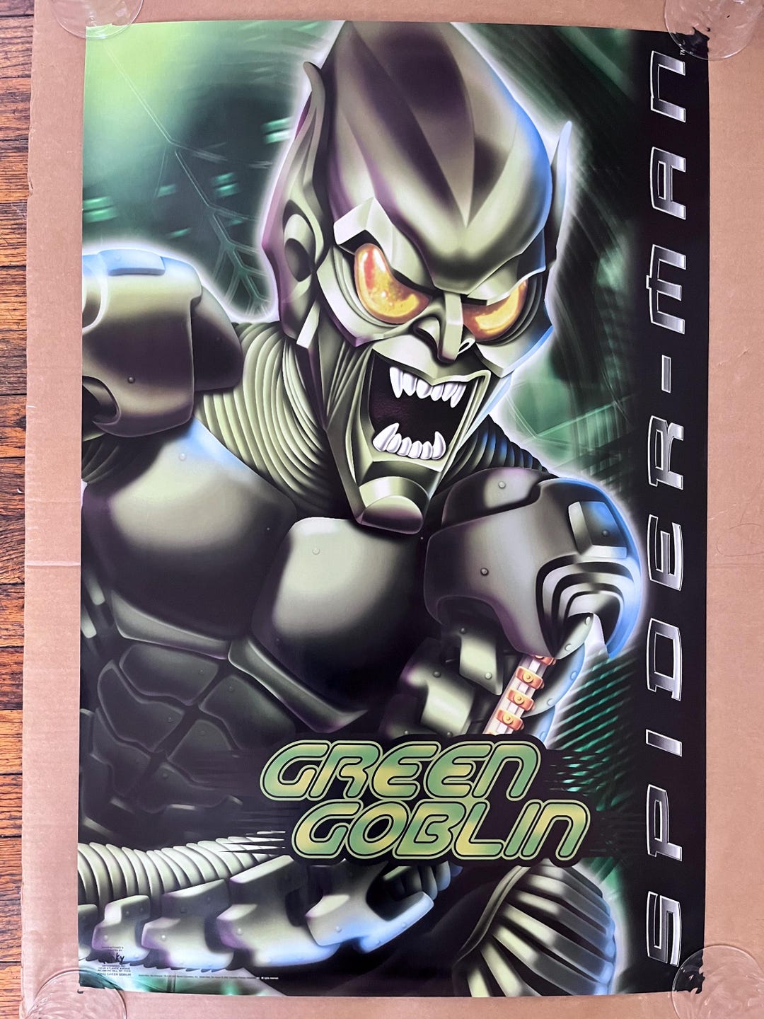 Spider-man Movie Poster Green Goblin 2002 Movies Villain - Etsy