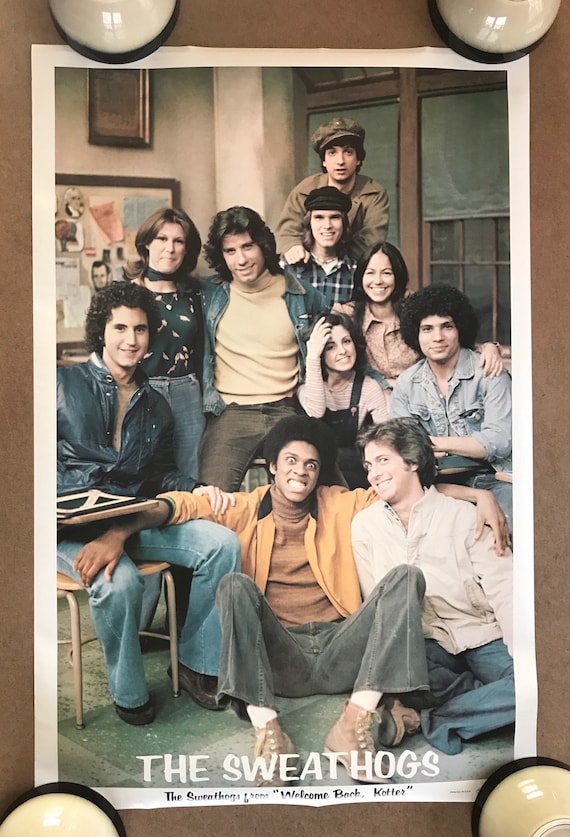 Vintage Original Welcome Back Kotter Poster 1976 the Sweathogs | Etsy