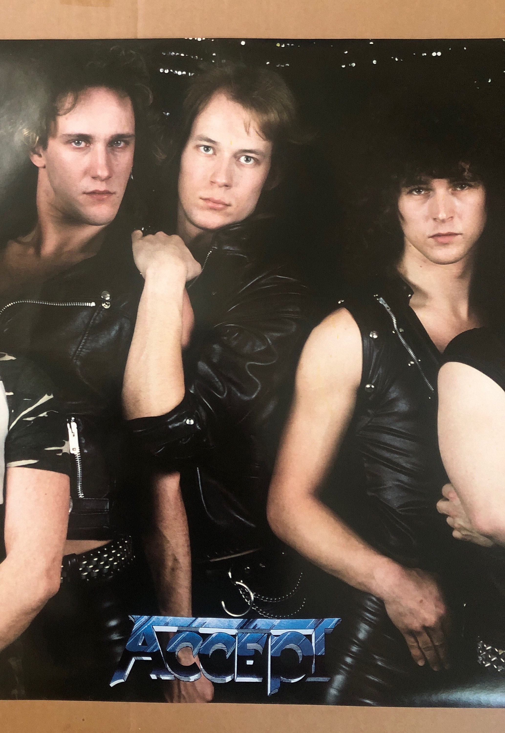 Accept Vintage Poster 1984 the Great Southern Company Rock Music ...