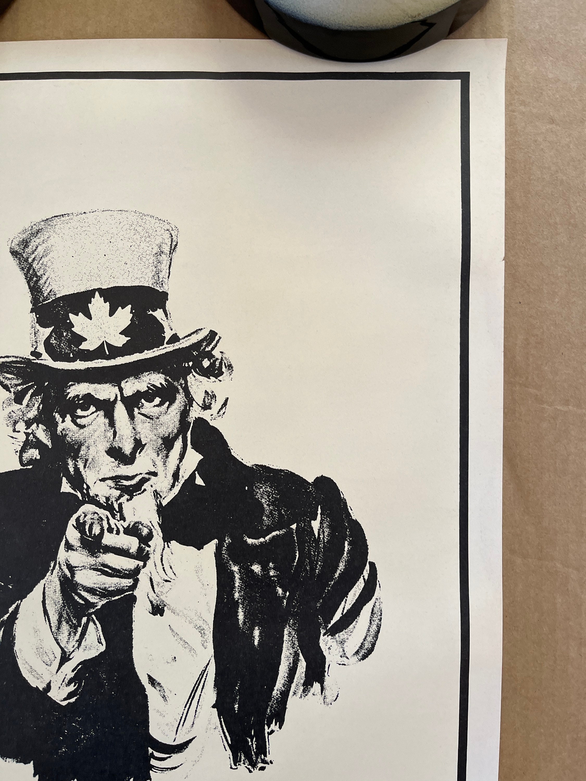 Vintage Original 1970s Uncle Sam Pinup Poster Samhill Wants - Etsy