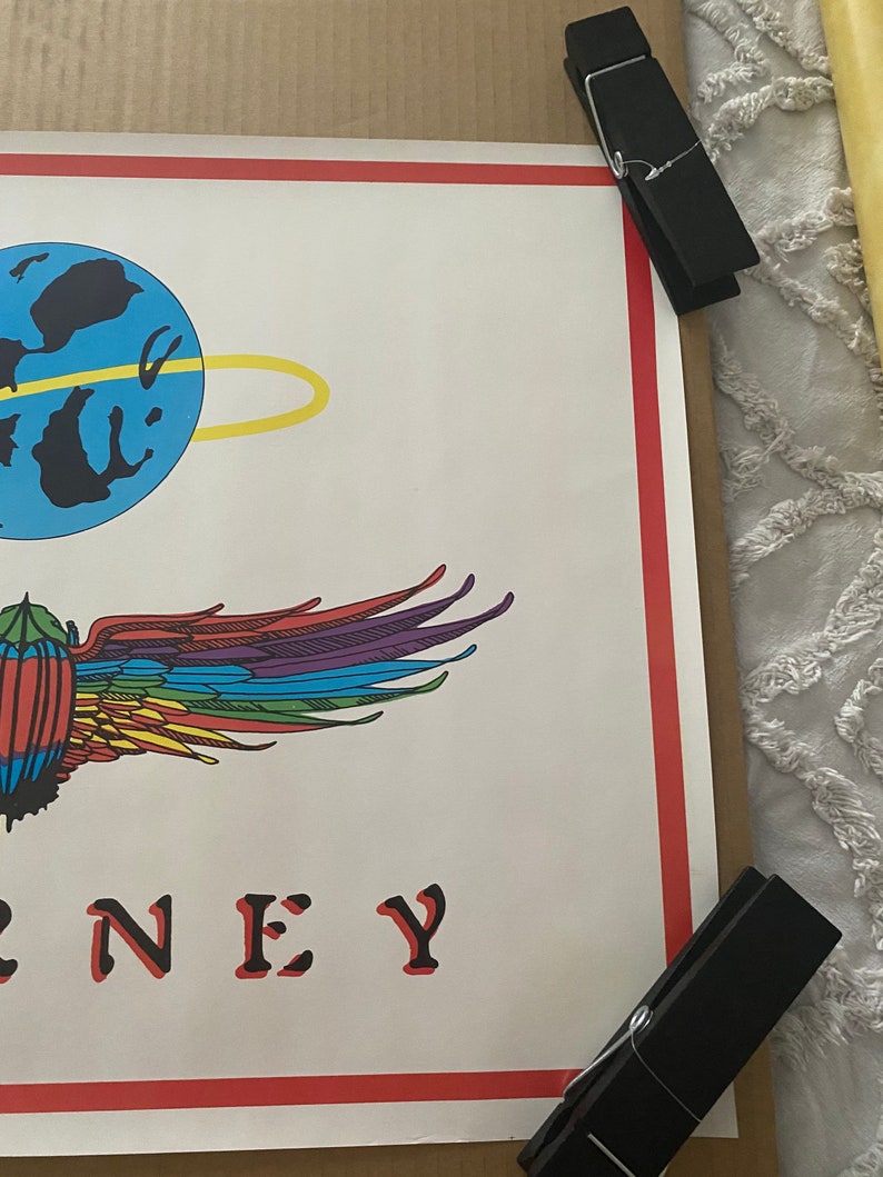 Original Vintage Journey Logo Poster 1980s | Etsy