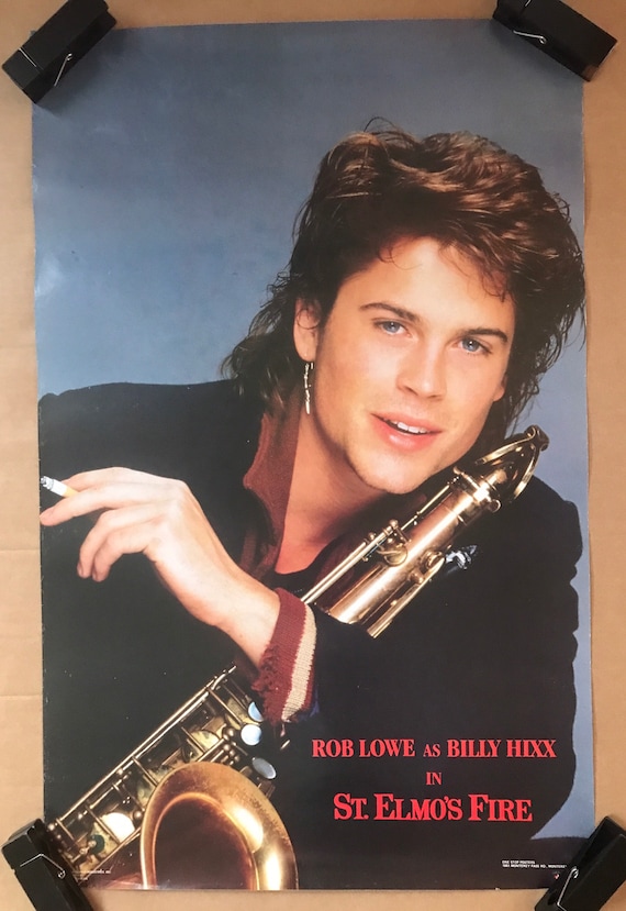 Vintage Original 1985 Rob Lowe as Billy Hixx Poster St Elmos | Etsy