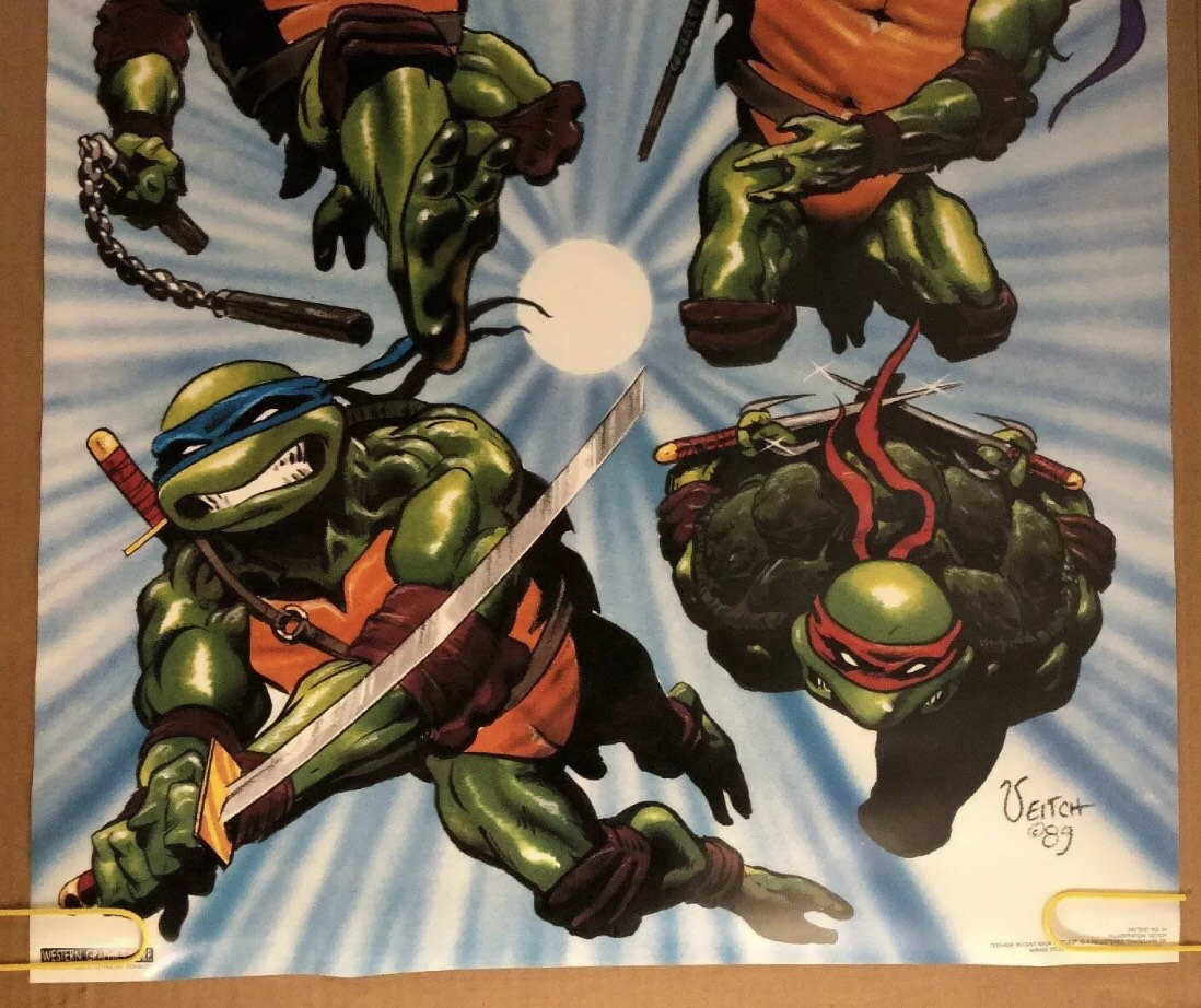 Teenage Mutant Ninja Turtles Poster 1989