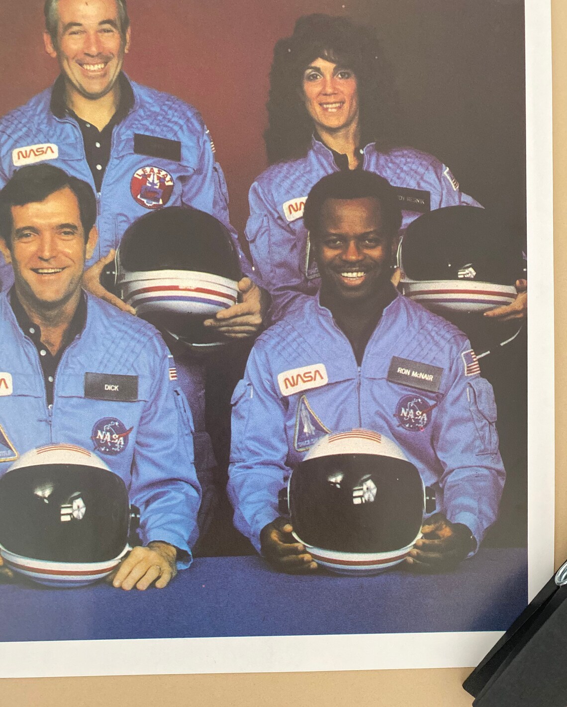 NASA Challenger Memorial Vintage Poster Astronauts Astronaut - Etsy