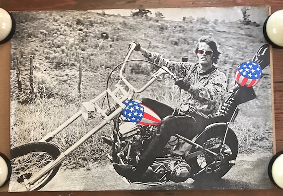 Vintage Original 1970s Chopper Poster USA Easy Rider | Etsy