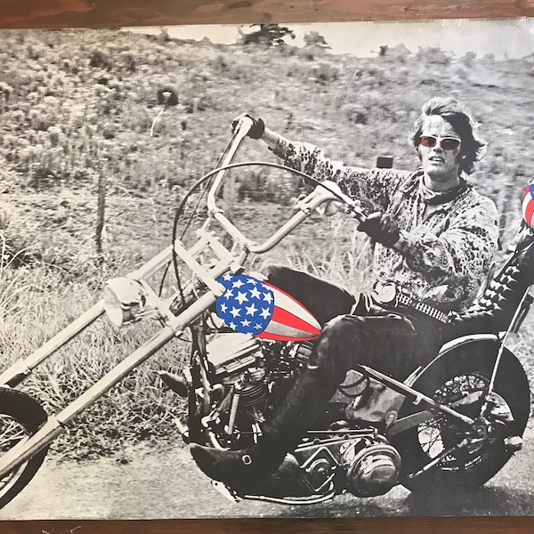 Vintage Motorcycle Pinup Poster - Etsy