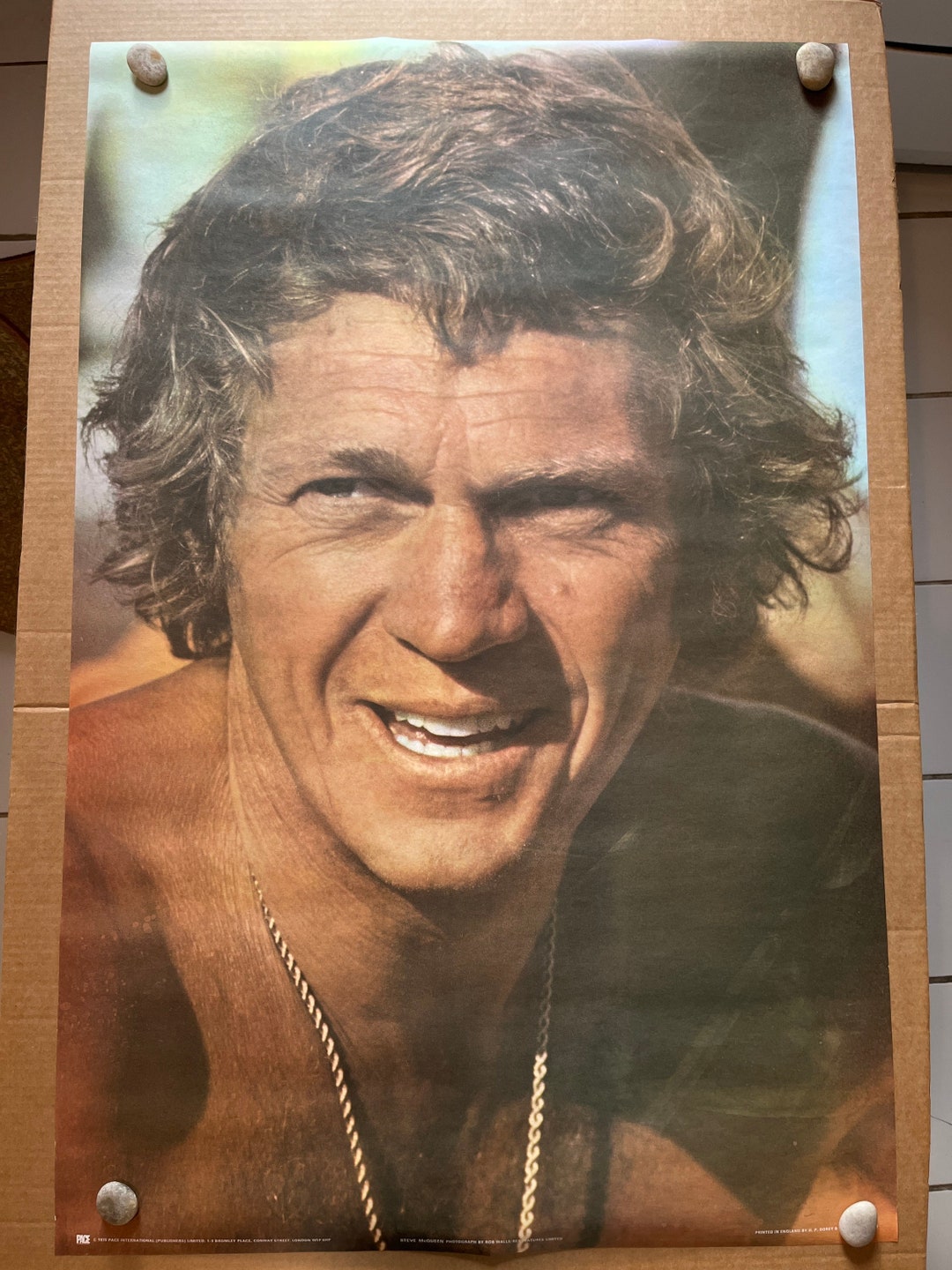 Steve Mcqueen Original Vintage Poster 1970 Pace - Etsy