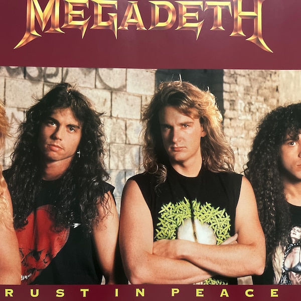 Megadeth Vintage Poster - Etsy