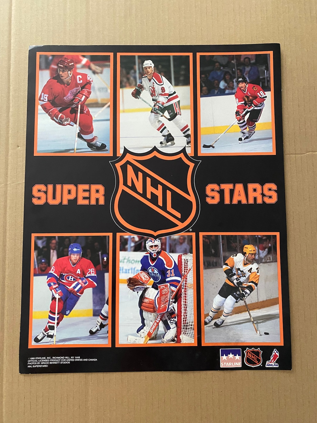 NHL Super Stars 1980’s Original Vintage Poster Pinup - Etsy