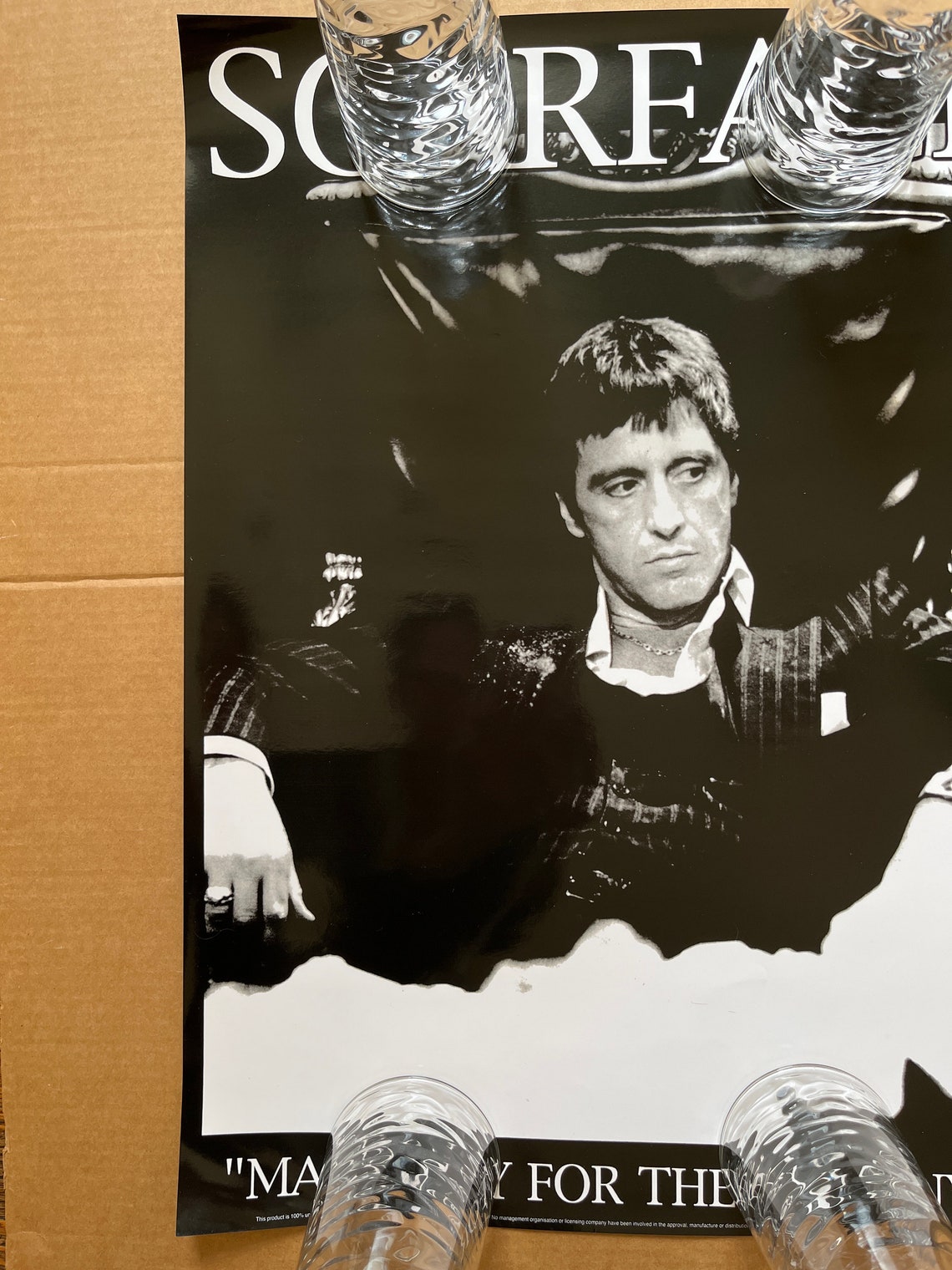 Scarface Movie Poster Al Pacino Make Way for the Bad Guy - Etsy
