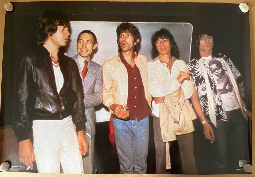 The Rolling Stones Group Shot Photo Vintage Poster - Etsy