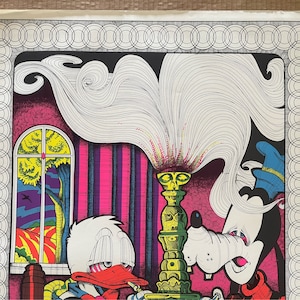 Original Vintage 1970 Dizzy’s Farm Poster Disney Humor 70s Goofy Donald ...