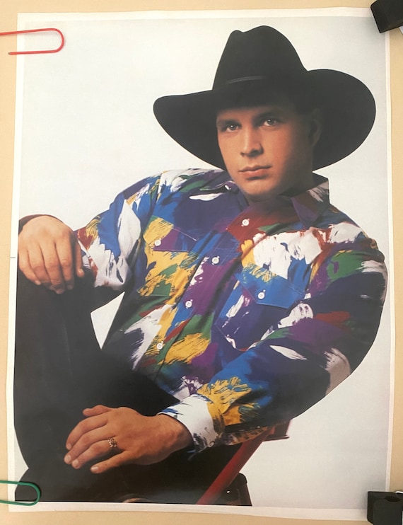 Original Vintage Poster Garth Brooks Country POP Music 1990s - Etsy