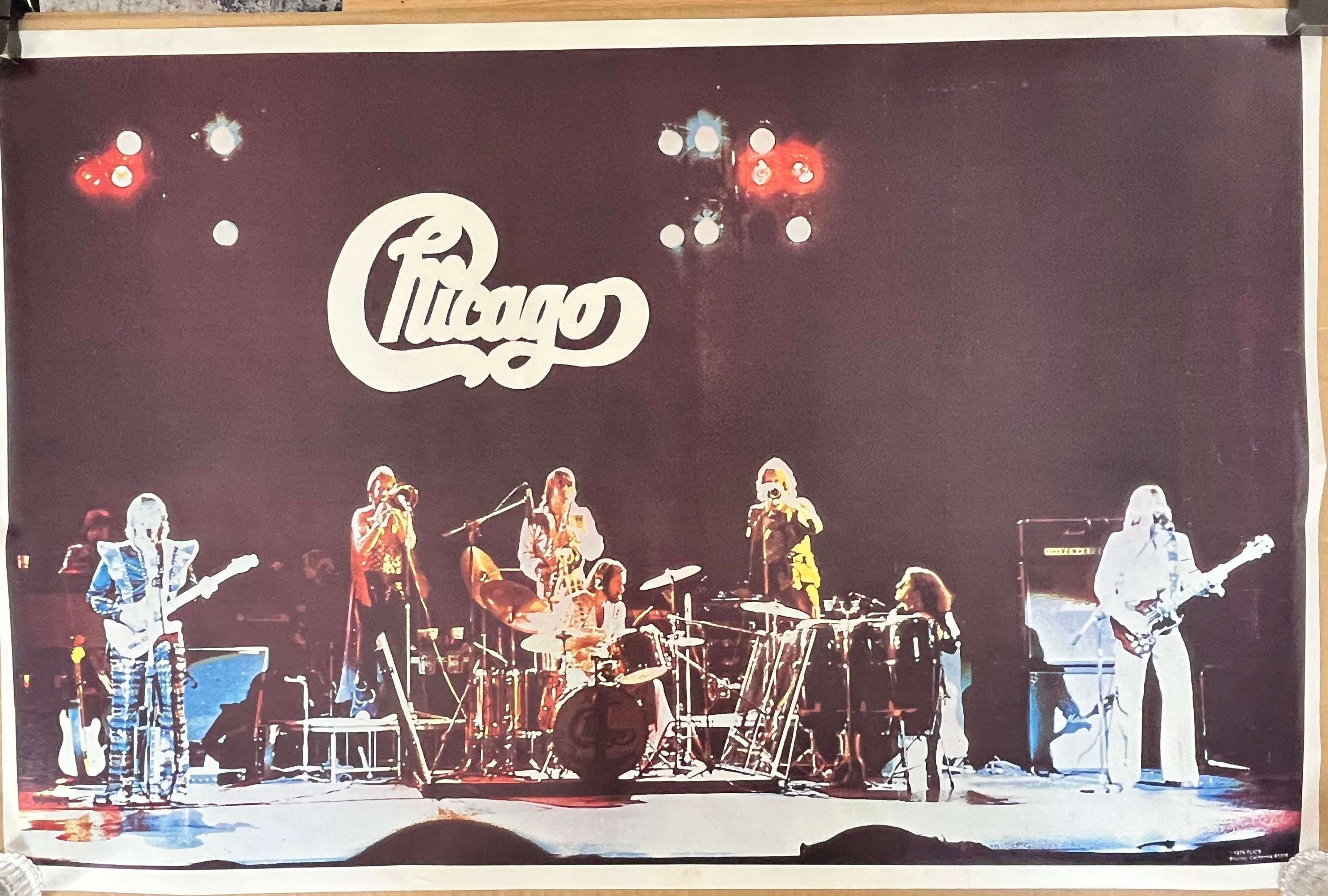 Vintage Original Poster Chicago 1976 Concert Photo Poster - Etsy