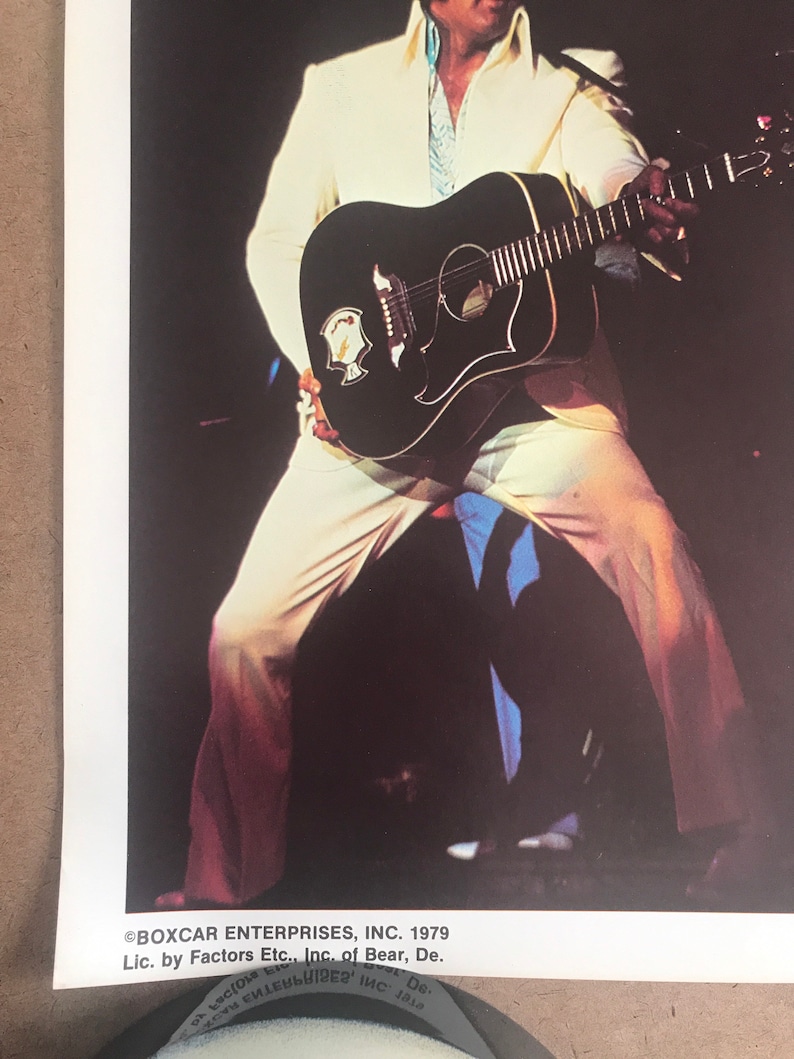 Vintage Original 1970s Elvis Presley Collage Poster 1979 Collector ...