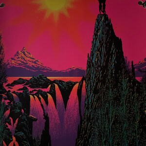 Lost Horizons Garden of Eden Vintage Poster Blacklight 1970s Headshop - Etsy