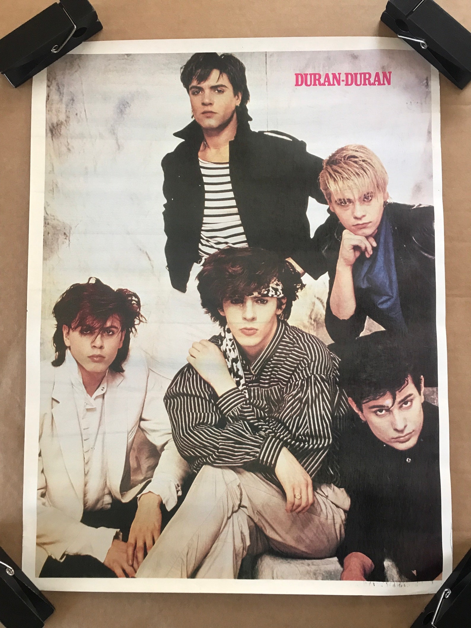 Vintage Original 1980s Duran Duran Music Memorabilia Poster - Etsy