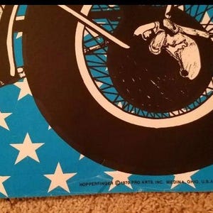 Easy Rider Dennis Hopper Finger Poster Blacklight Stars and Stripes ...