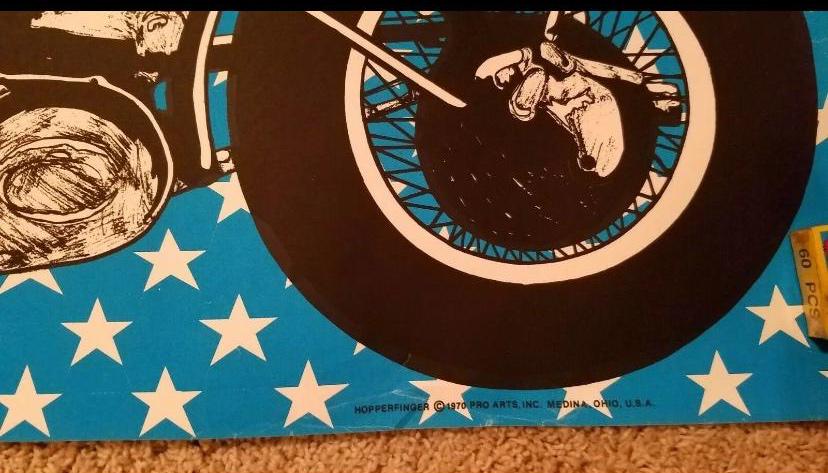 Easy Rider Mittelfinger Poster