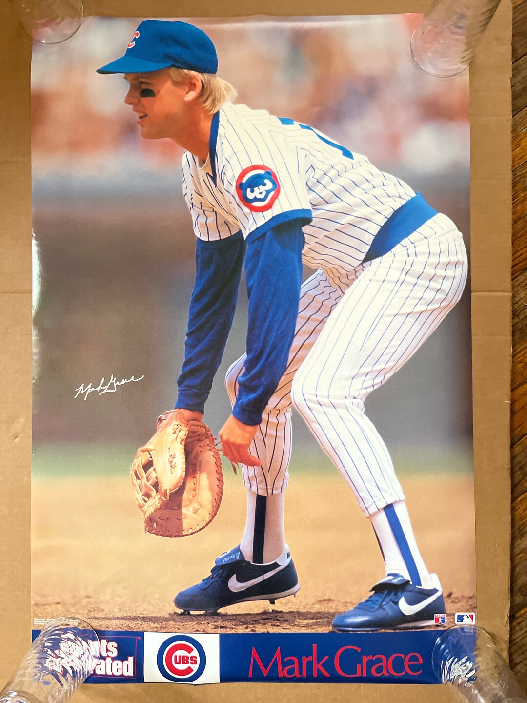 Mark Grace Vintage Poster Sports Illustrated Chicago Cubs 1980s MLB ...