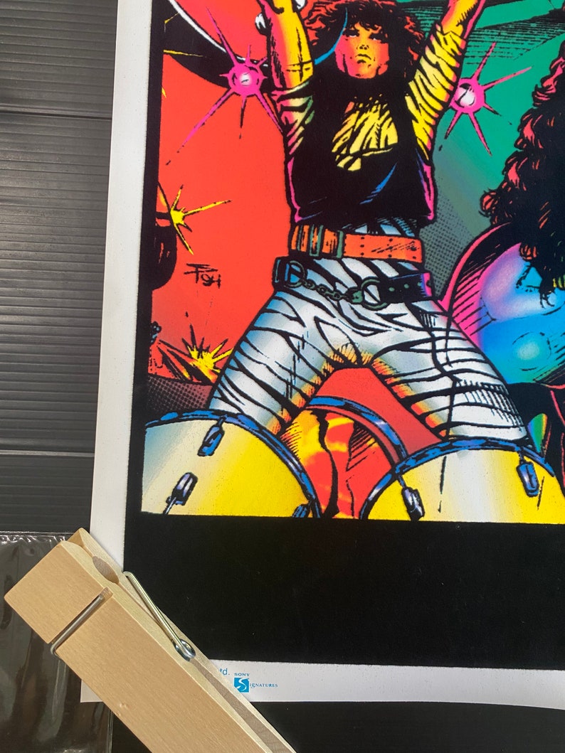 Kiss Comics Original Vintage Blacklight Velvet Poster - Etsy