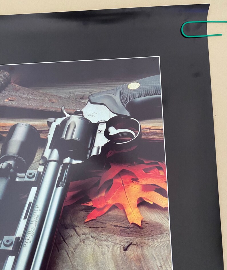 Colt. 357 Magnum Vintage Gun Poster Python Hunter - Etsy