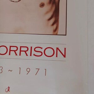 Vintage Poster Jim Morrison an American Poet 1943-1971 Joel Brodsky the ...