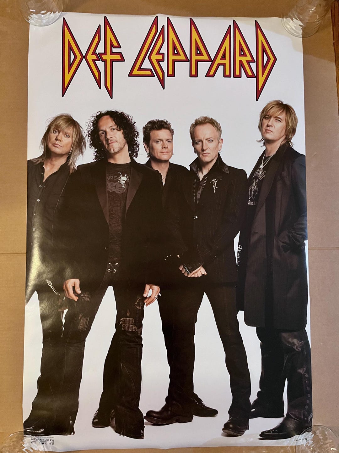 Def Leppard Music Vintage Poster Music Memorabilia Rock and Roll 2008 ...