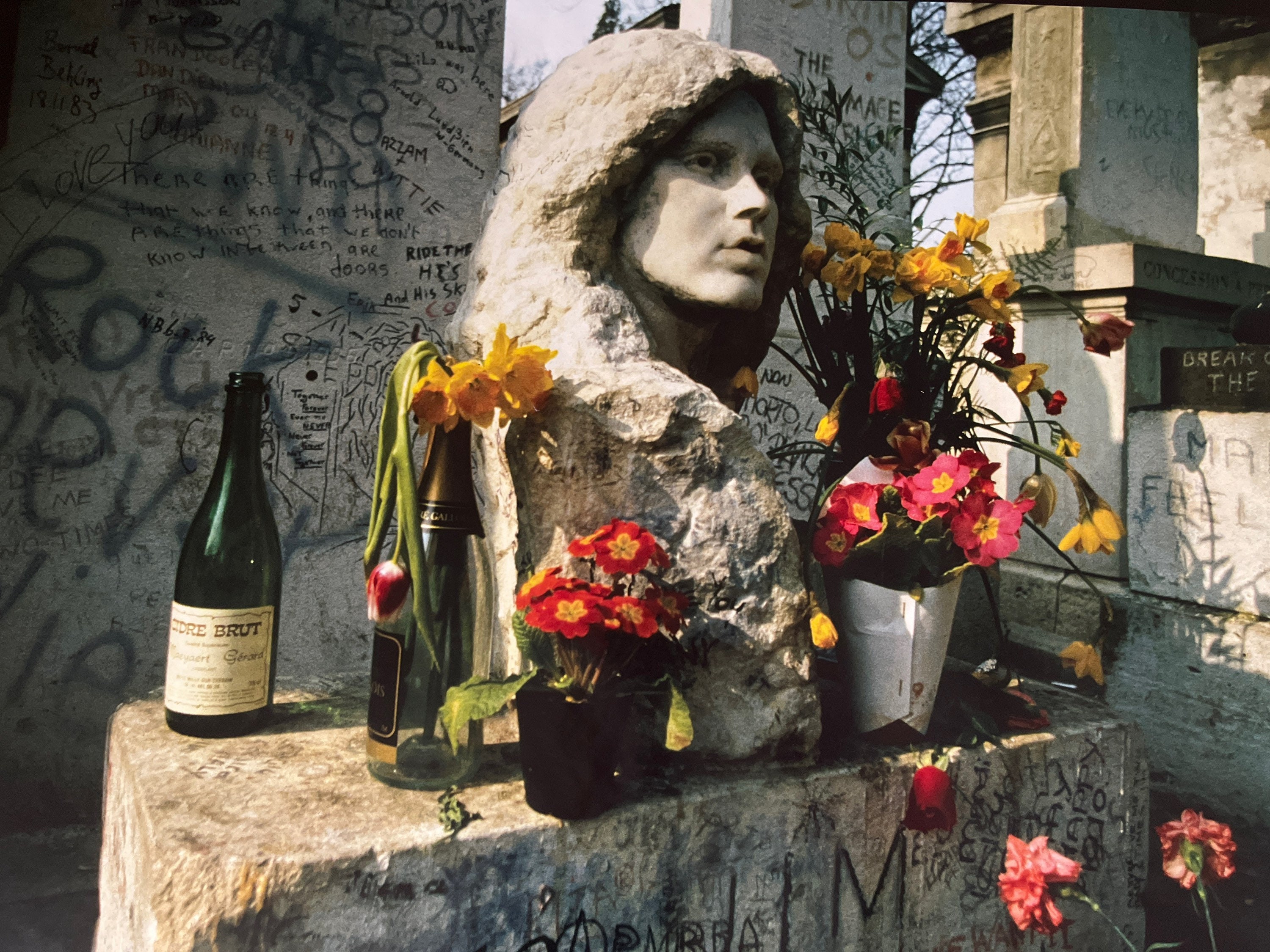 Jim Morrison Grave Poster