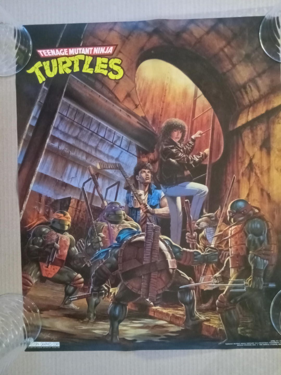 Teenage Mutant Ninja Turtles Original Vintage Poster Collage 1989 ...