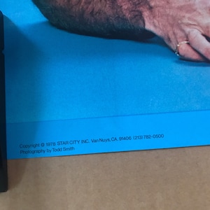 Vintage Original 1978 Unknown Comic Poster Risqué Sexy Male Pinup - Etsy