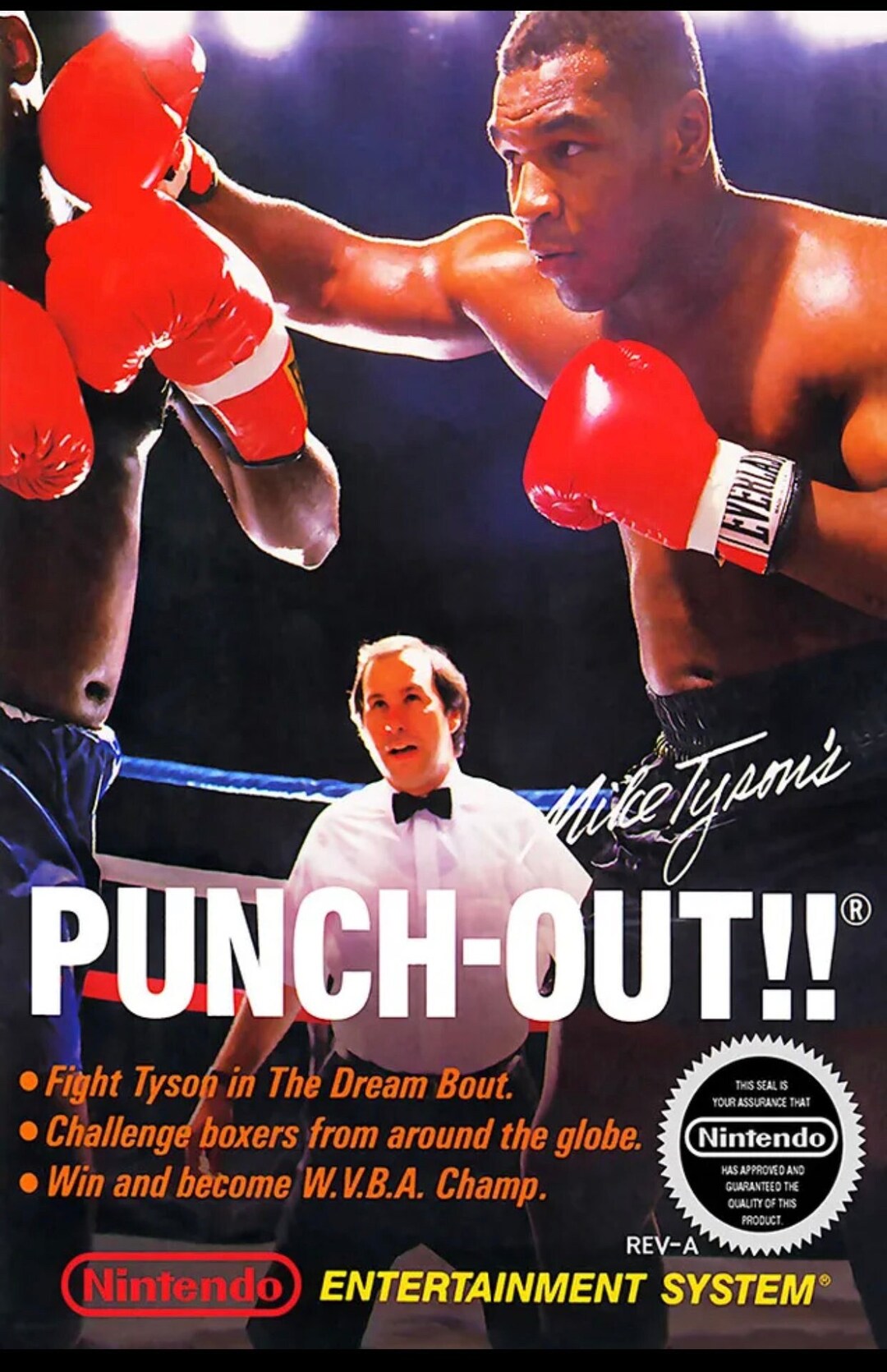 Mike Tyson’s Punch Out Poster Nintendo Box Art Video Game NES Gamer ...