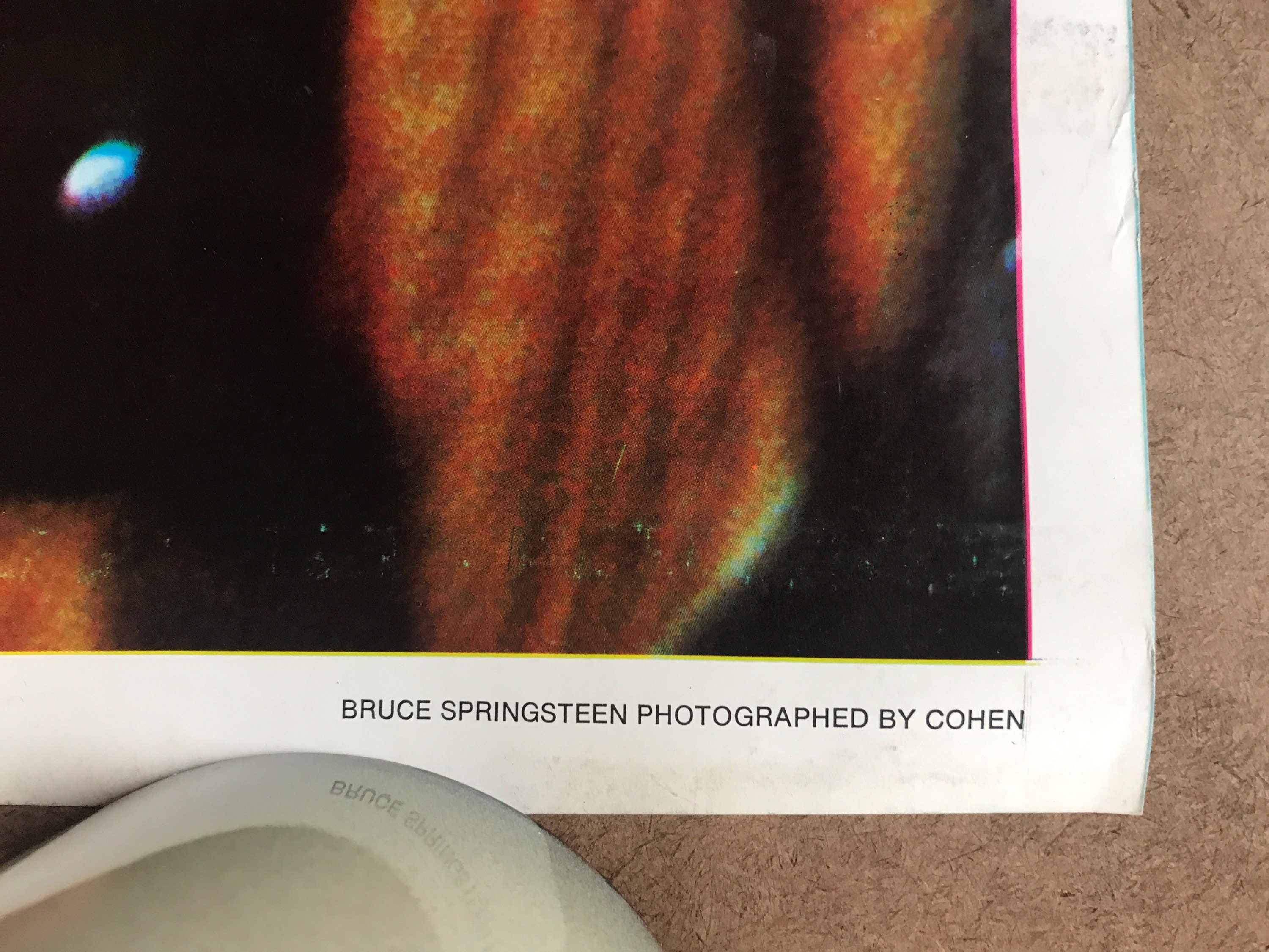 Vintage Original 1970s Bruce Springsteen Poster 1975 Music | Etsy