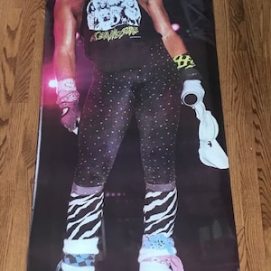 Vintage Original 1980s David Lee Roth Poster Van Halen Neil 1986 Rock ...