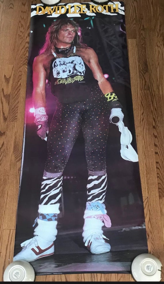 Vintage Original 1980s David Lee Roth Poster Van Halen Neil - Etsy