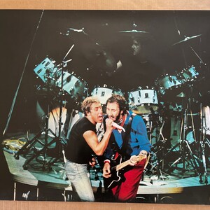 Vintage Original 1980s the Who on Stage Concert Poster Music ...