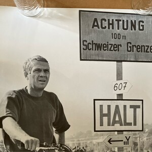 Vintage Poster Steve Mcqueen the Great Escape 1980s Print - Etsy