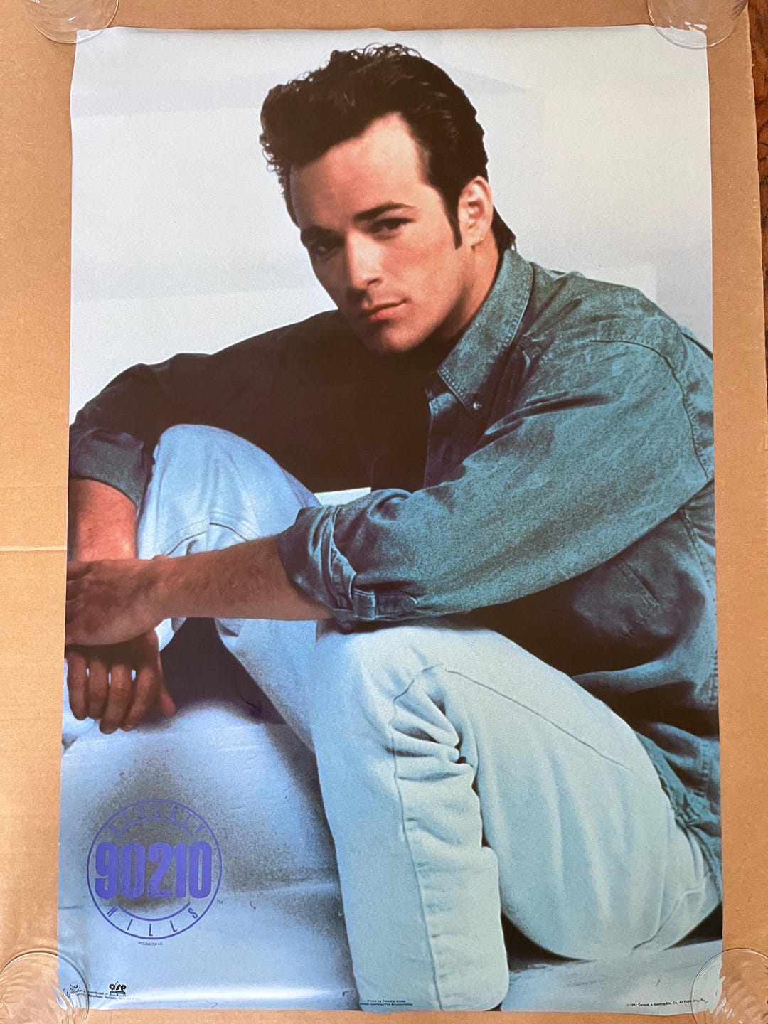 Luke Perry Vintage Poster Dylan Mckay Version 3 Television Memorabilia ...