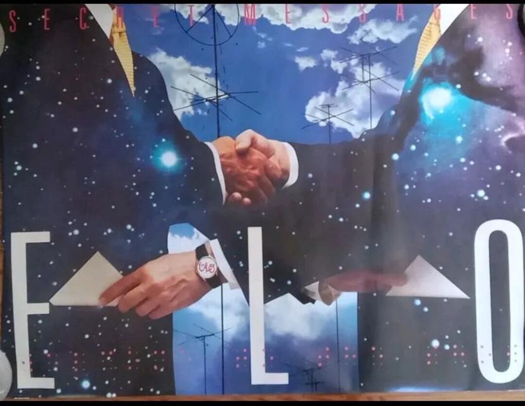 Vintage Original 1983 Electric Light Orchestra ELO Secret Message ...