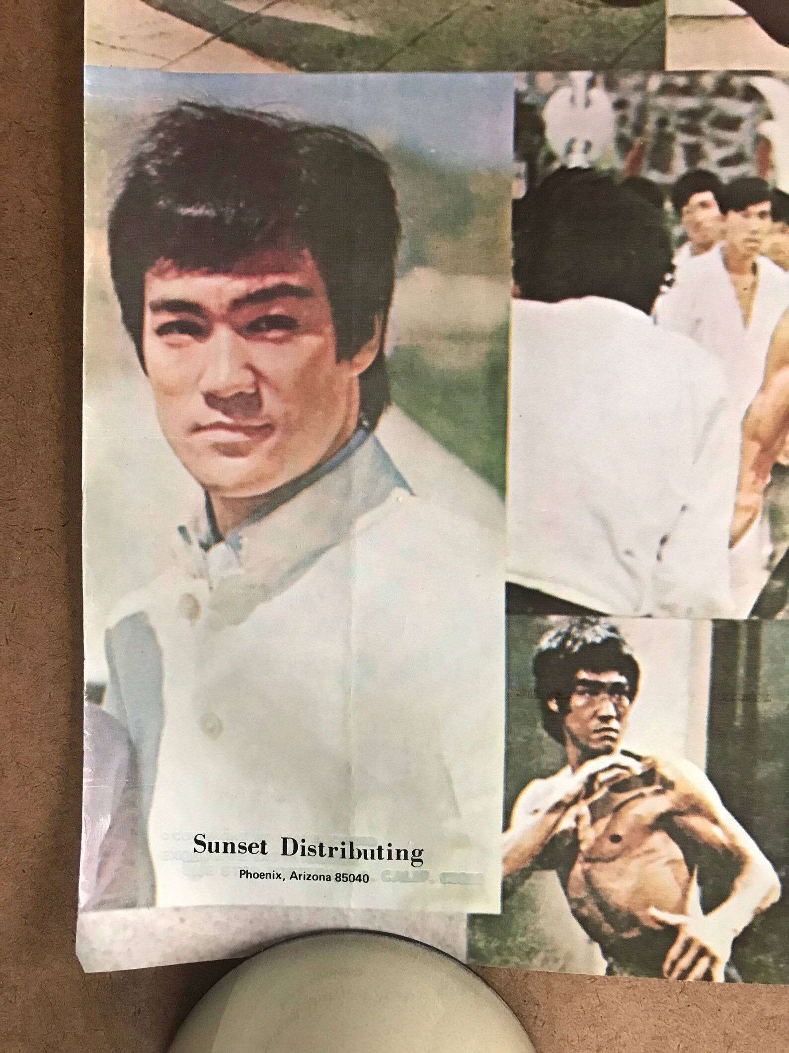 Vintage Original 1980s Bruce Lee Collage Poster Movie Karate - Etsy