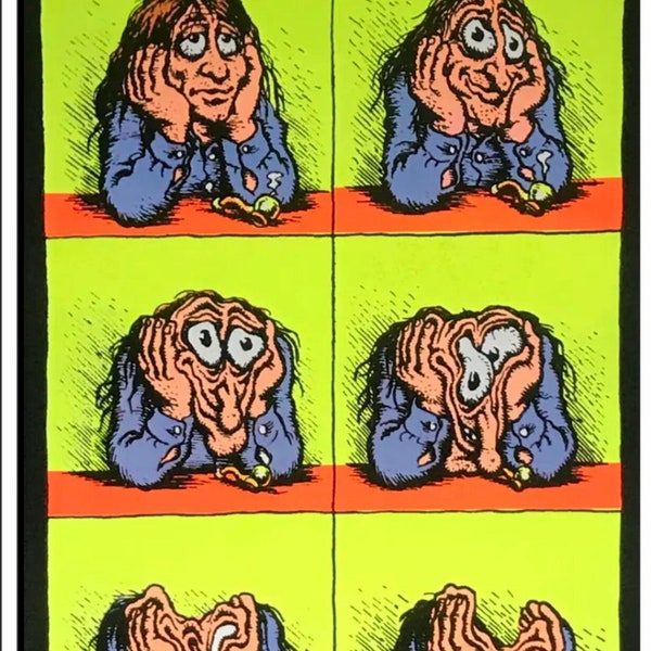 Velvet Flocked Poster - Etsy