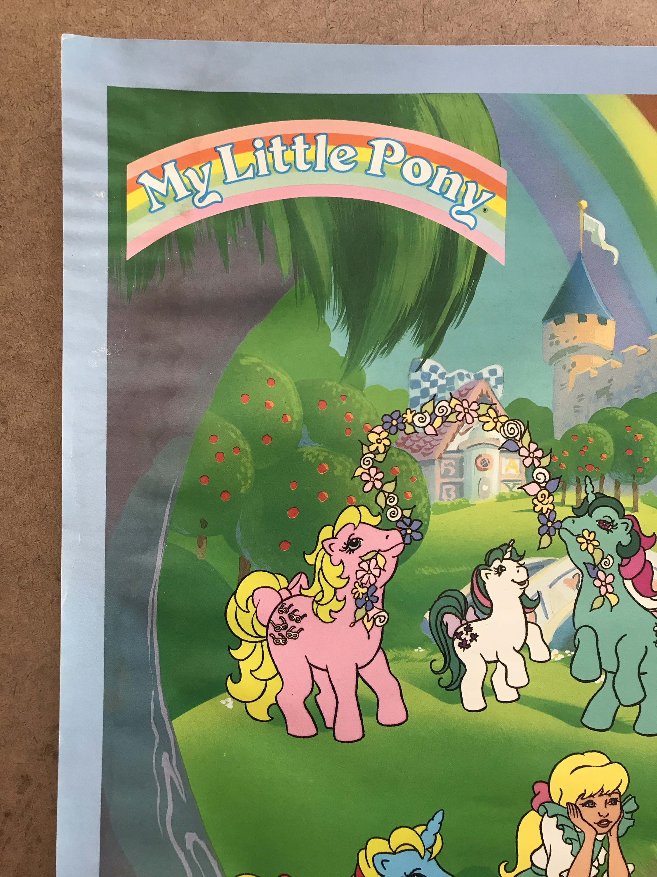 Vintage Original 1980s My Little Pony Pinup Poster 1986 Hasbro - Etsy